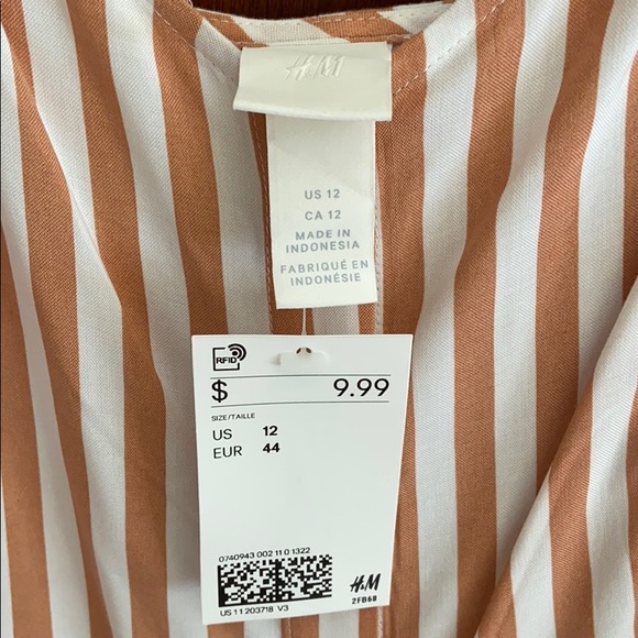 H&M | Dresses | Hm Striped Sundress | Poshmark